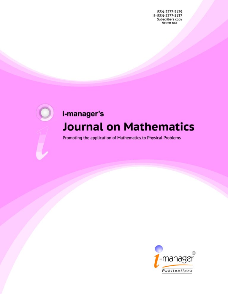 Journal on Mathematics (JMAT) - Journal Subscription Services