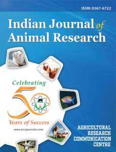 Indian Journal of Animal Research - Journal Subscription Services