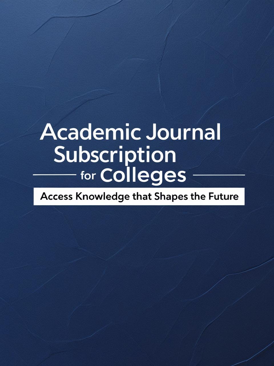 Academic Journal Subscription for Colleges | Resonance Journal